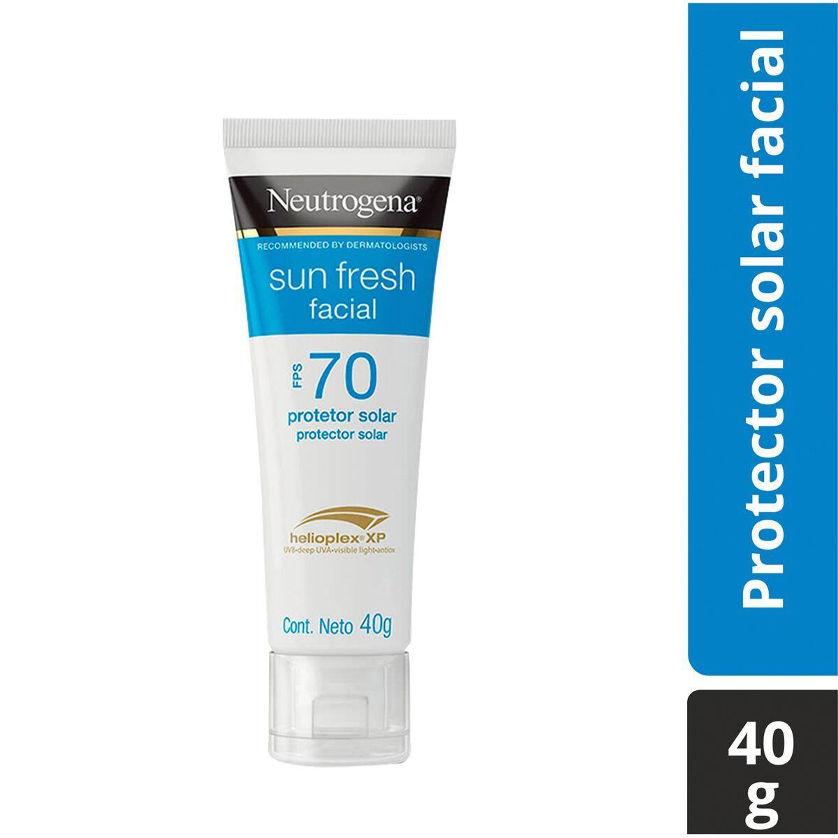 Protector Solar Neutrogena Sun Fresh Facial Spf 70 X 40 Gr