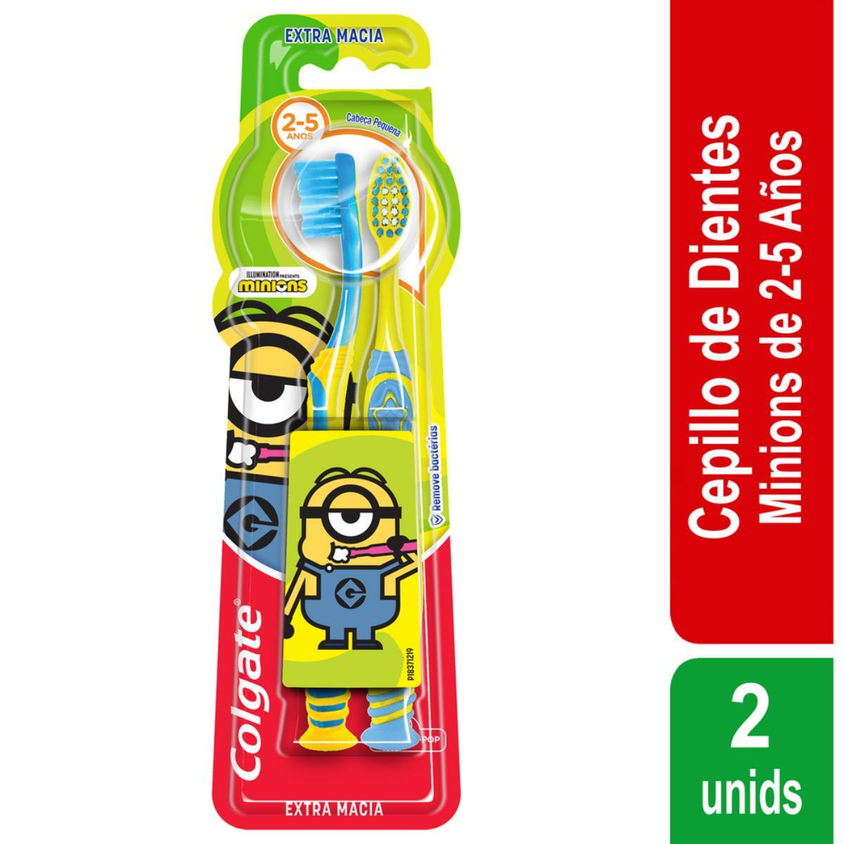 Cepillo Dental Colgate Kids Mi Villano Favorito 2-5 Anos Blister X 2 Und
