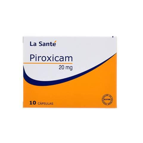 Piroxicam 20 Mg X 10 Cap