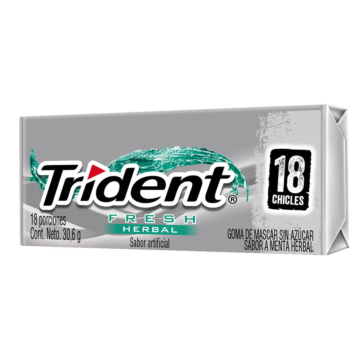 CHICLETS TRIDENT VALUE PACK FRESH HERBAL X 30.6 GR