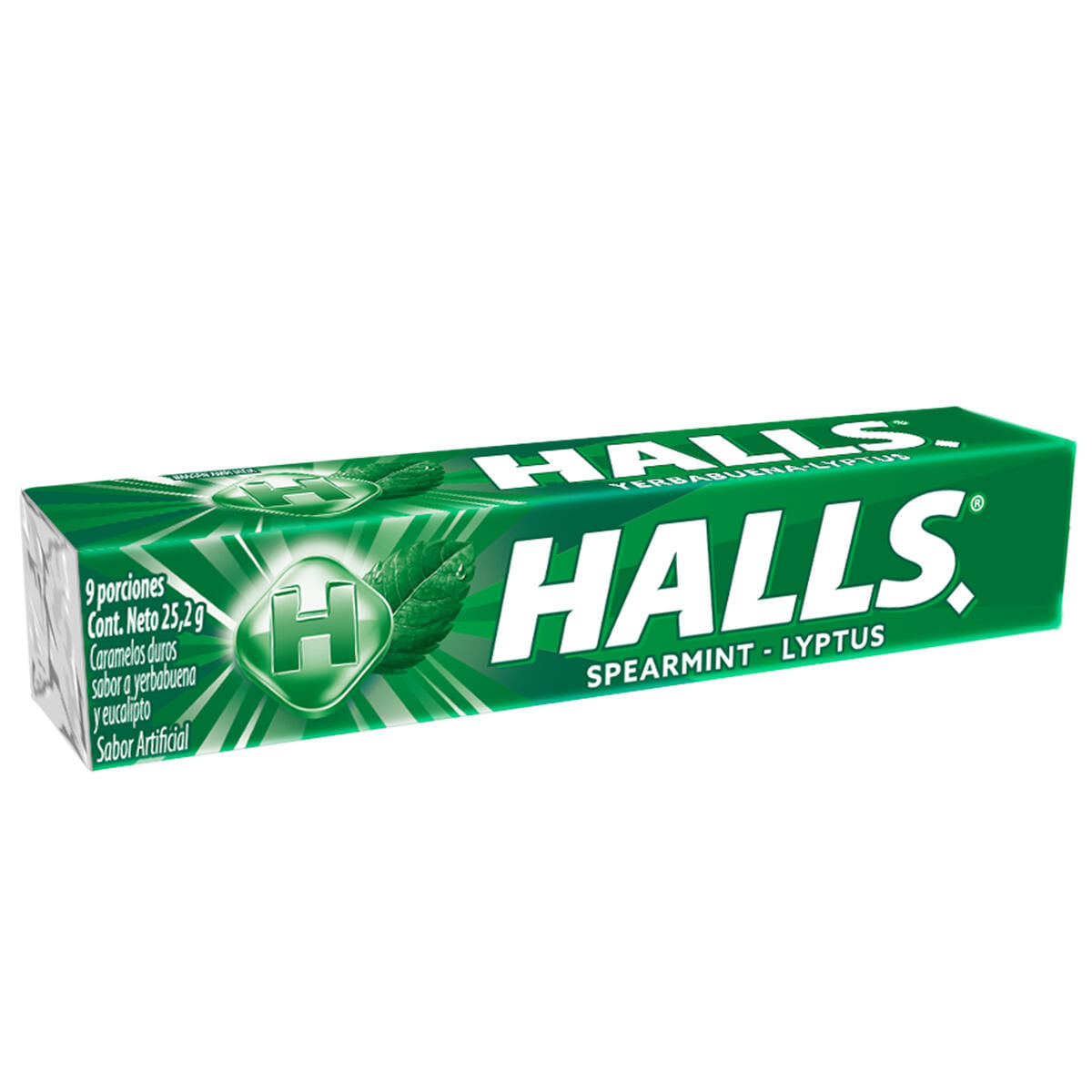 HALLS MENTOL BARRA X 9 PAST - tudrogueriavirtual