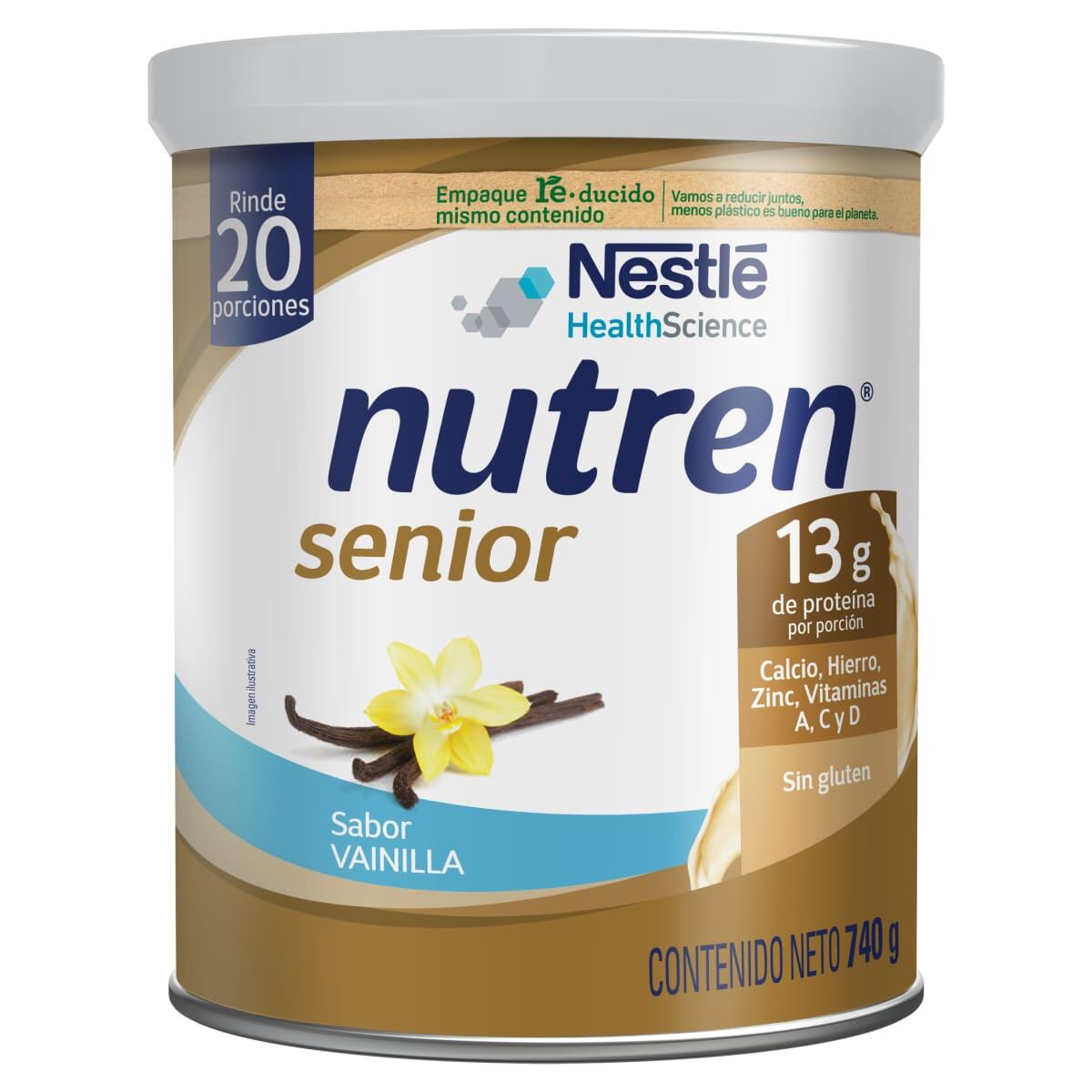 Nutren Senior Vainilla Tarro X 740 Gr - tudrogueriavirtual
