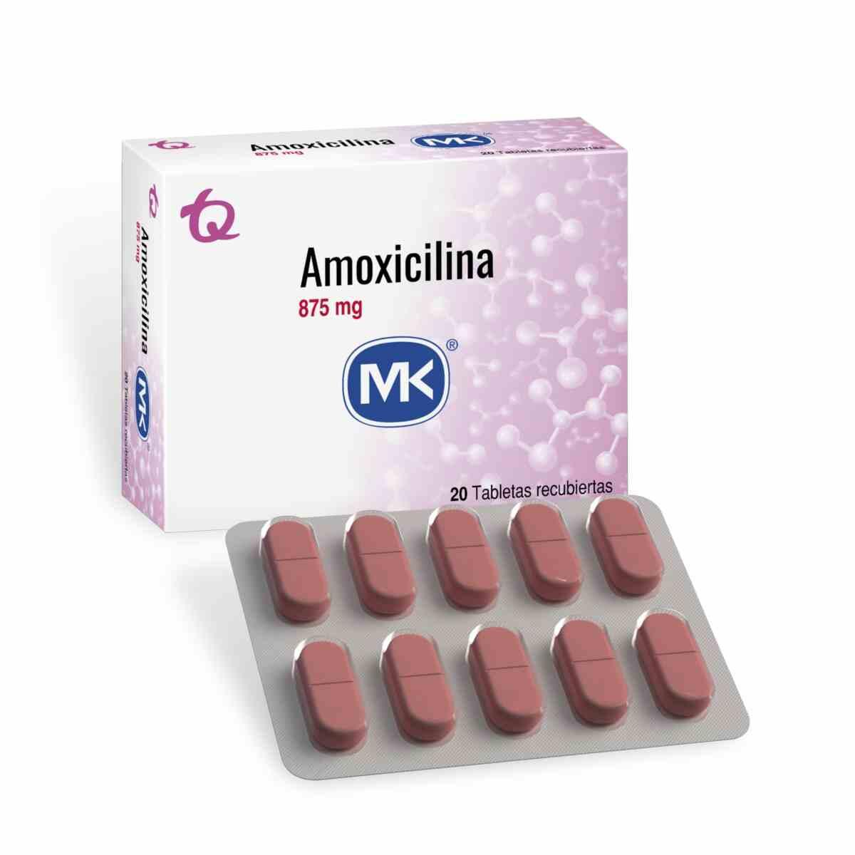 Amoxicilina 875 Mg Caja X 20 Tabl