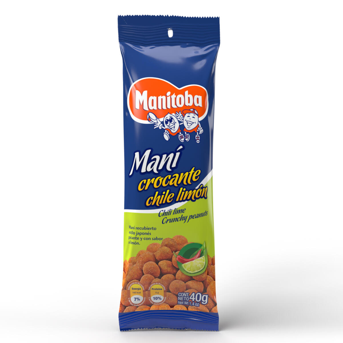 Manitoba Mani Crocante Chile Limon X 40 Gr