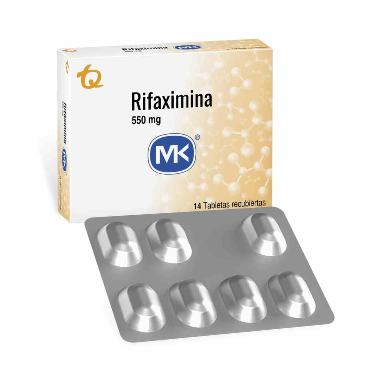 Rifaximina 550 Mg Caja X 14 Tabl