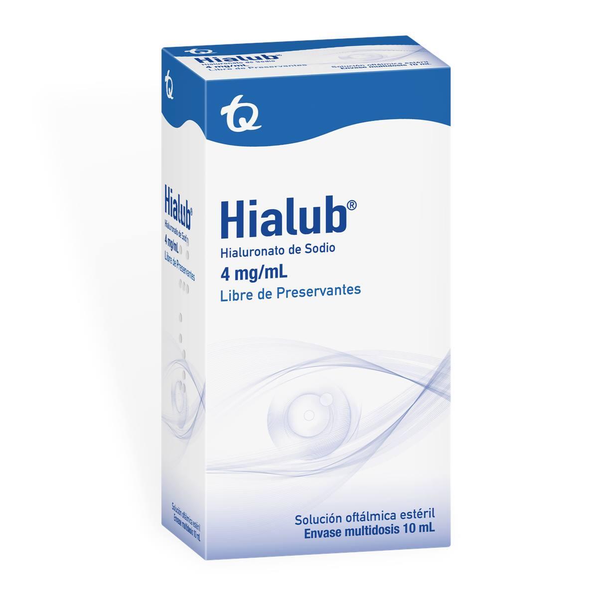 Hialub Hialuronato Sodico 4 Mg/ml Oftalmica X 10 Ml