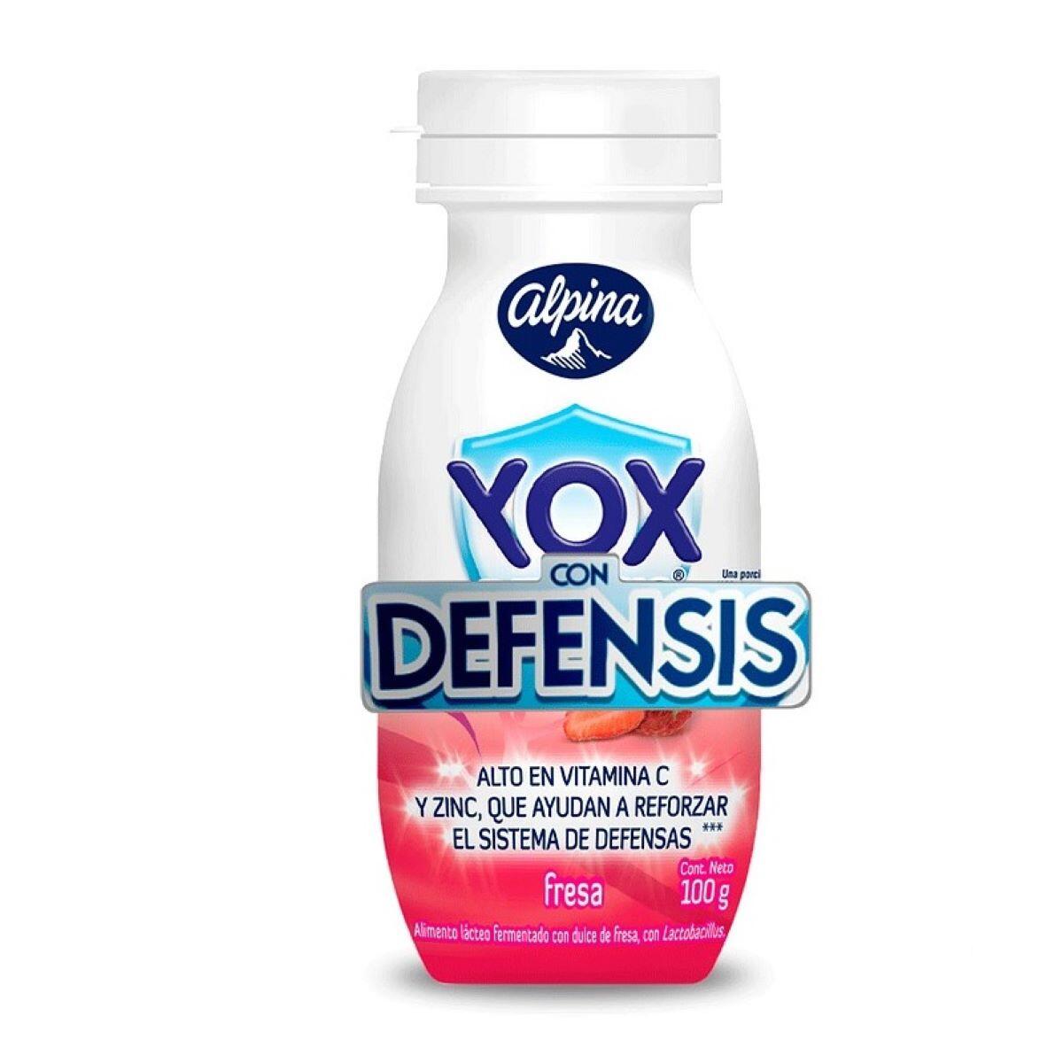 YOGURT YOX DEFENSIS FRESA FCO X 100 GR