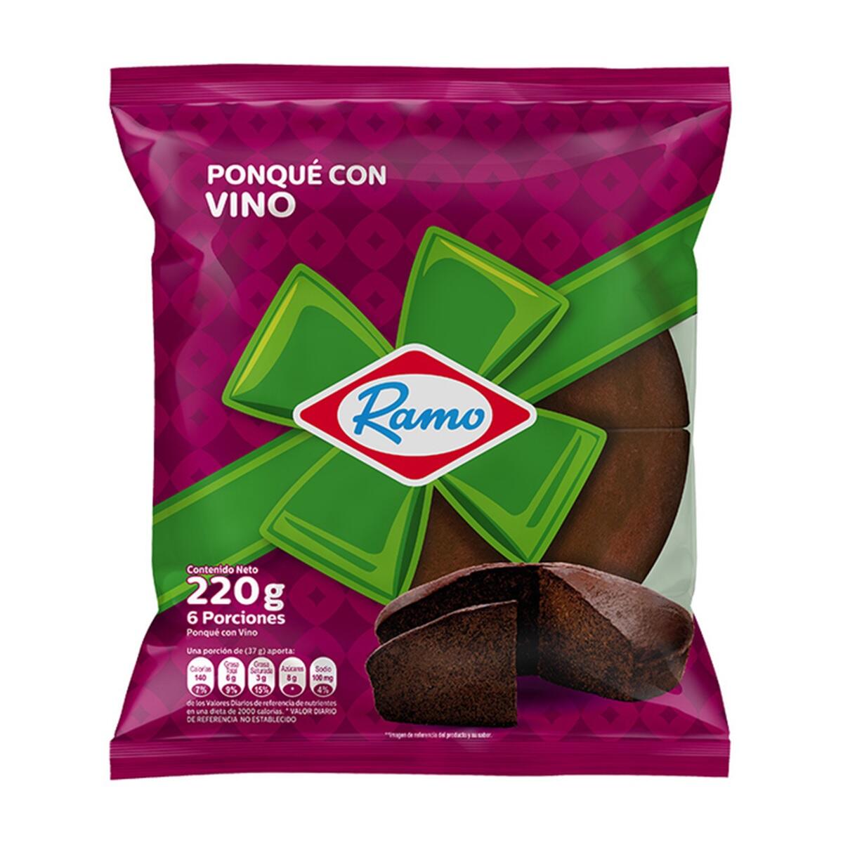 Ponque Ramo Vino X 220 Gr