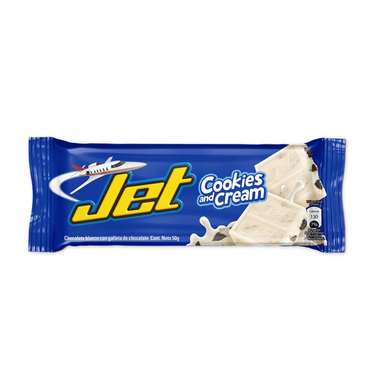 Chocolatina Jet Cookies Cream X 50 Gr