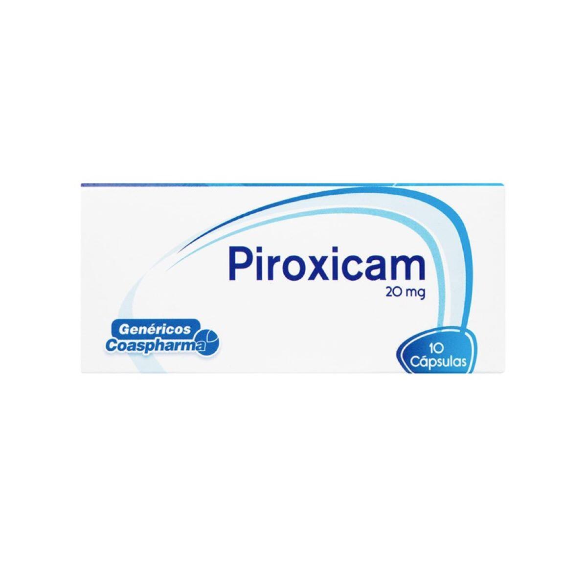 PIROXICAM 20 MG CAJA X 10 CAP