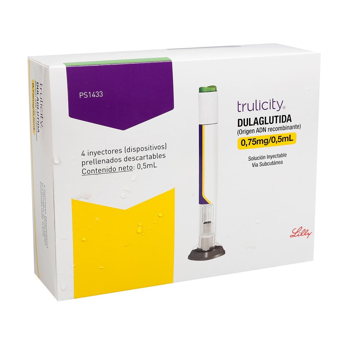 TRULICITY 0.75 MG/05.ML CAJA X 4 INYECTORES X 0.5 ML
