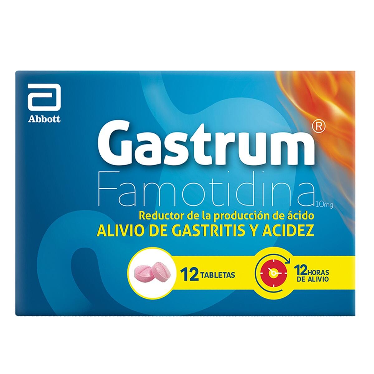 Gastrum Famotidina 10 Mg X 12 Tabl