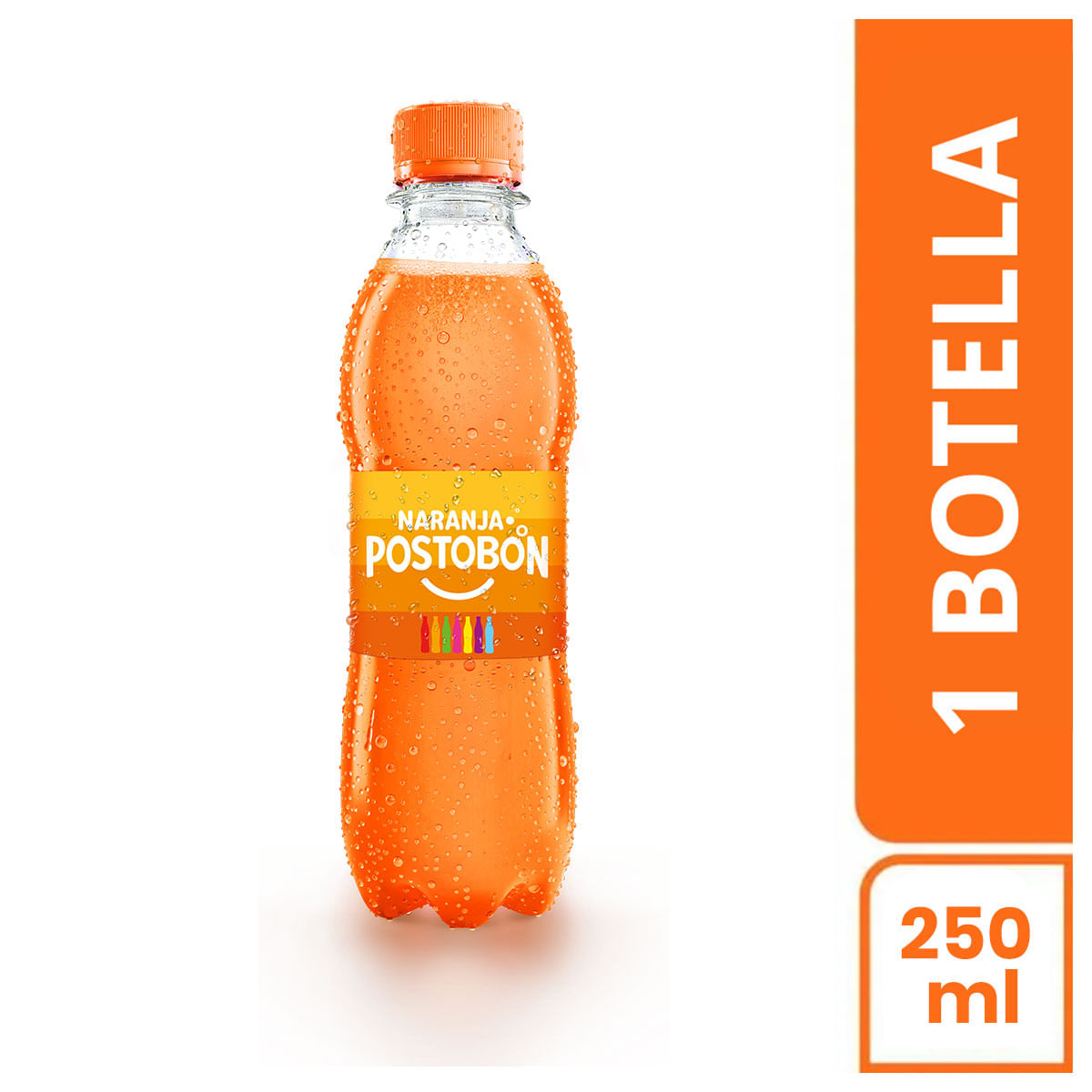 GASEOSA NARANJA POSTOBON BOT X 250 ML