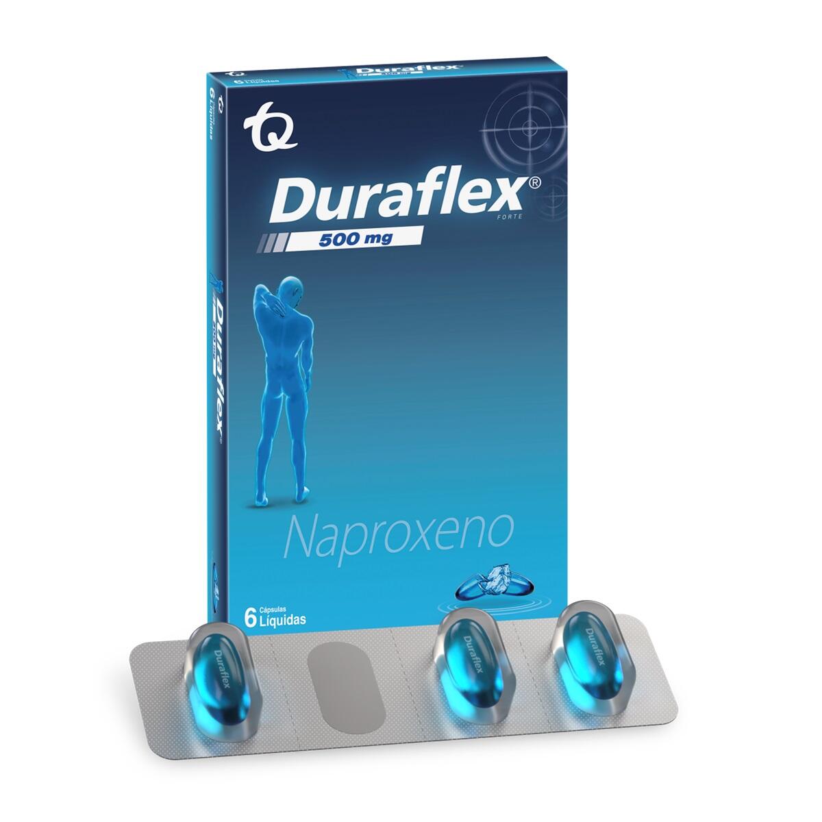 Duraflex 500 Mg Caja X 6 Cap