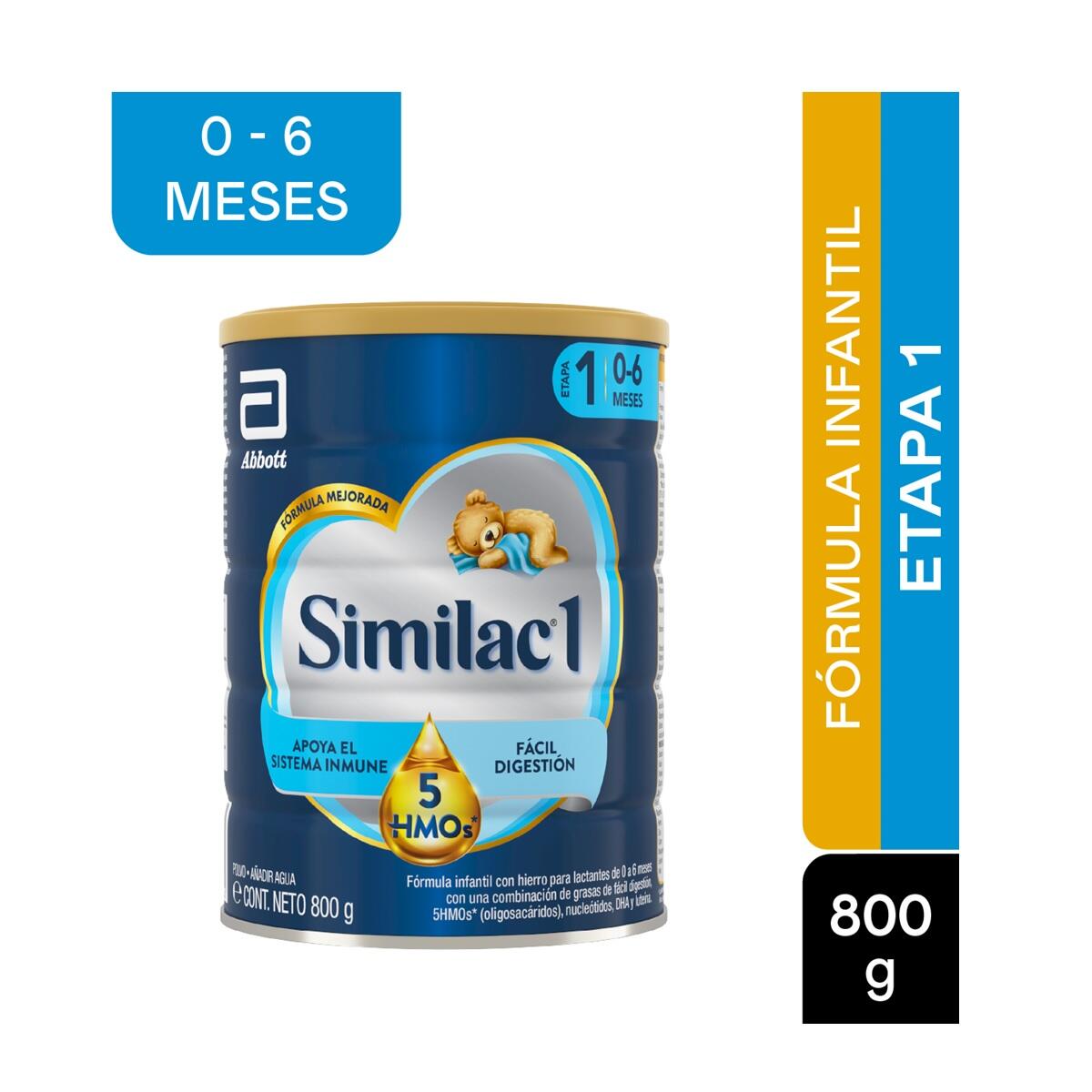 Formula Infantil Similac 1 Lata X 800 Gr - Salud, Medicamentos, Higiene ...