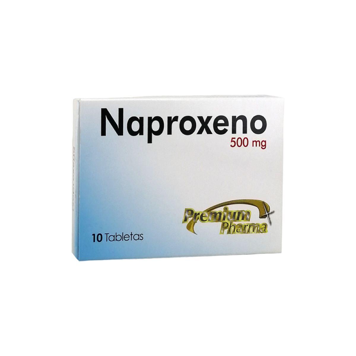 Naproxeno 500 Mg Caja X 10 Tabletas Premium Pharma - Salud ...