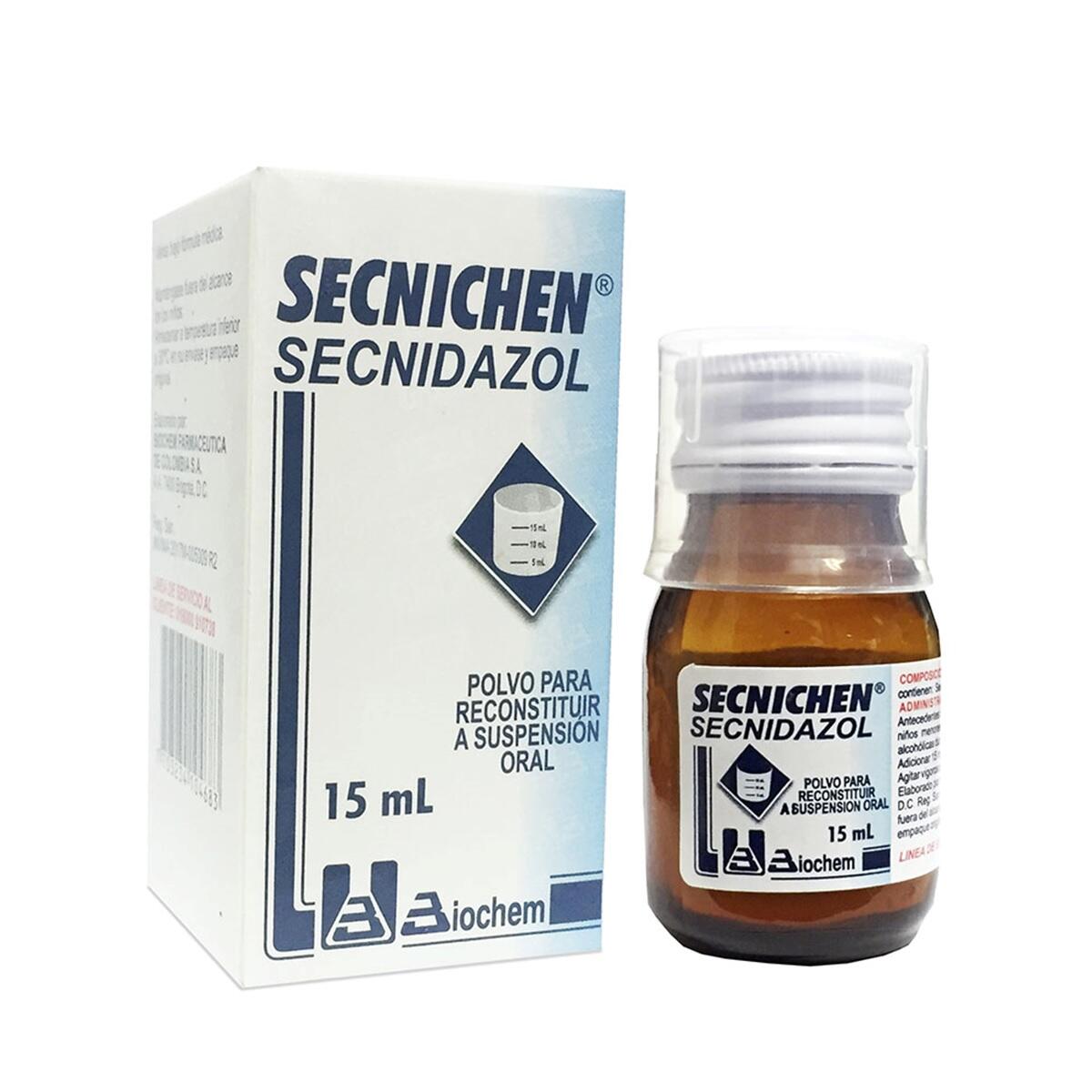 SECNICHEM PEDIATRICO 750 MG FRASCO X 15 ML