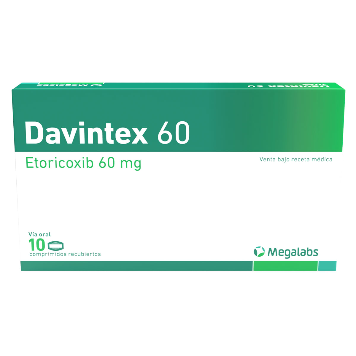 Davintex 60 Mg Caja X 10 Comp
