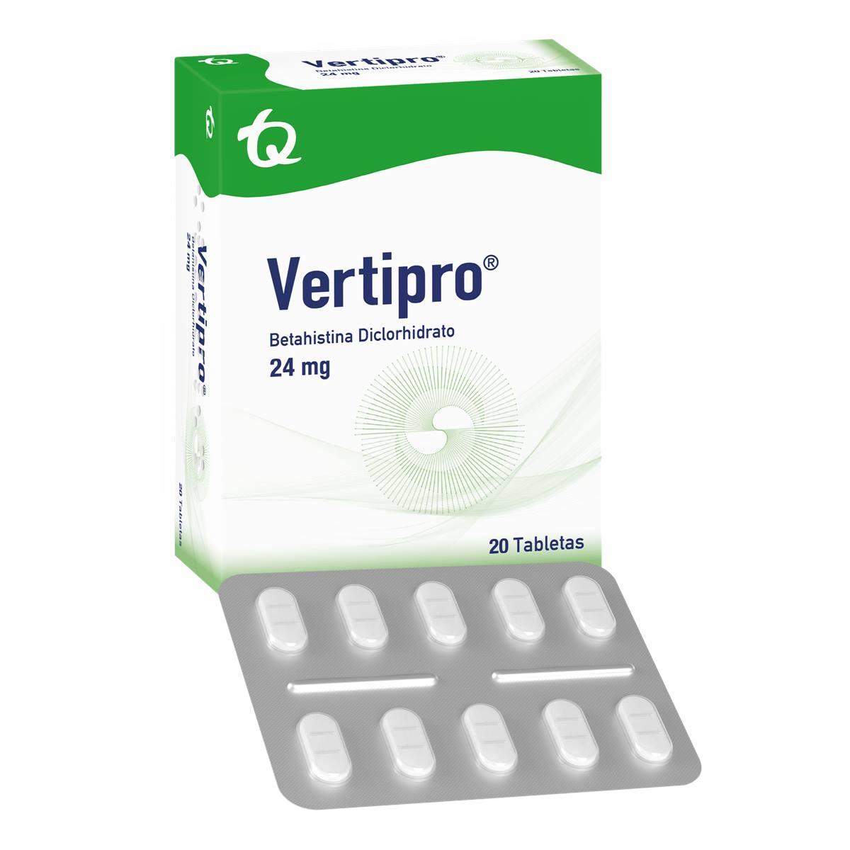 Vertipro Betahistina 24 Mg X 20 Tabl
