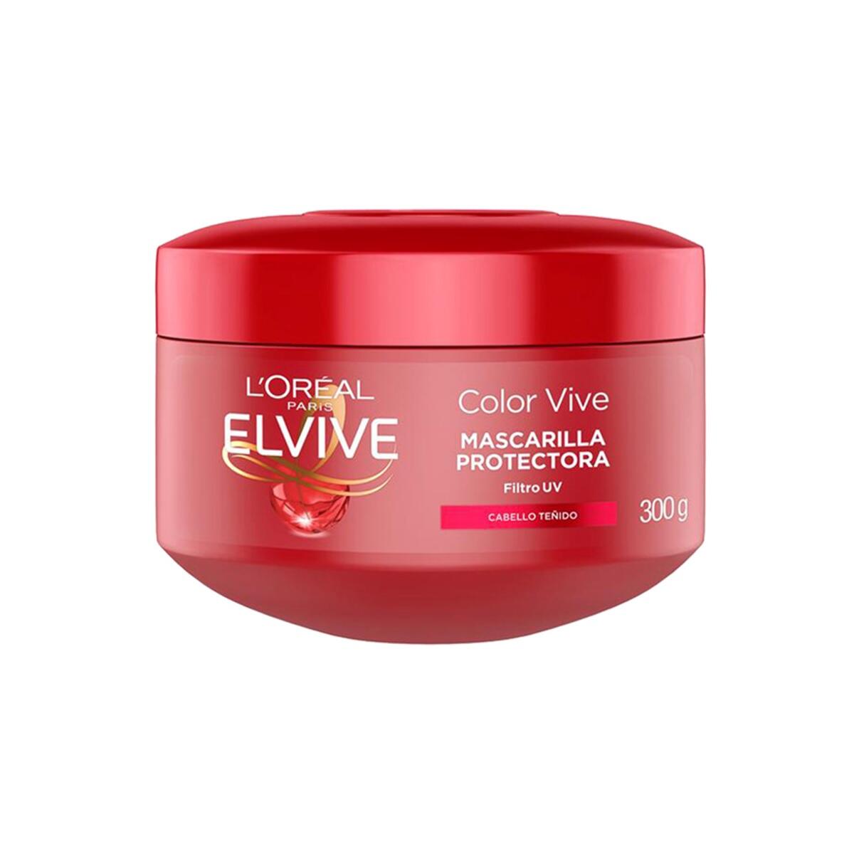 Tratamiento Capilar Elvive Color Vive Tarro X 300 Gr