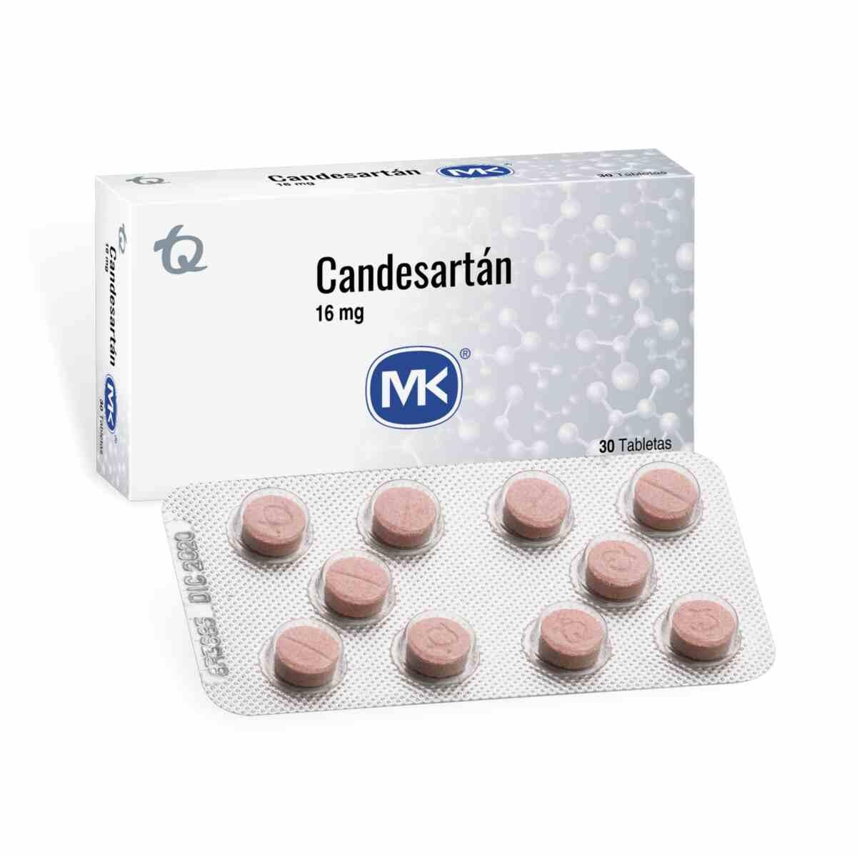 CANDESARTAN 16 MG CAJA X 30 TABL - tudrogueriavirtual