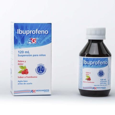 IBUPROFENO SUSPENSION FRASCO X 120 ML - TuDrogueríaVirtual.com