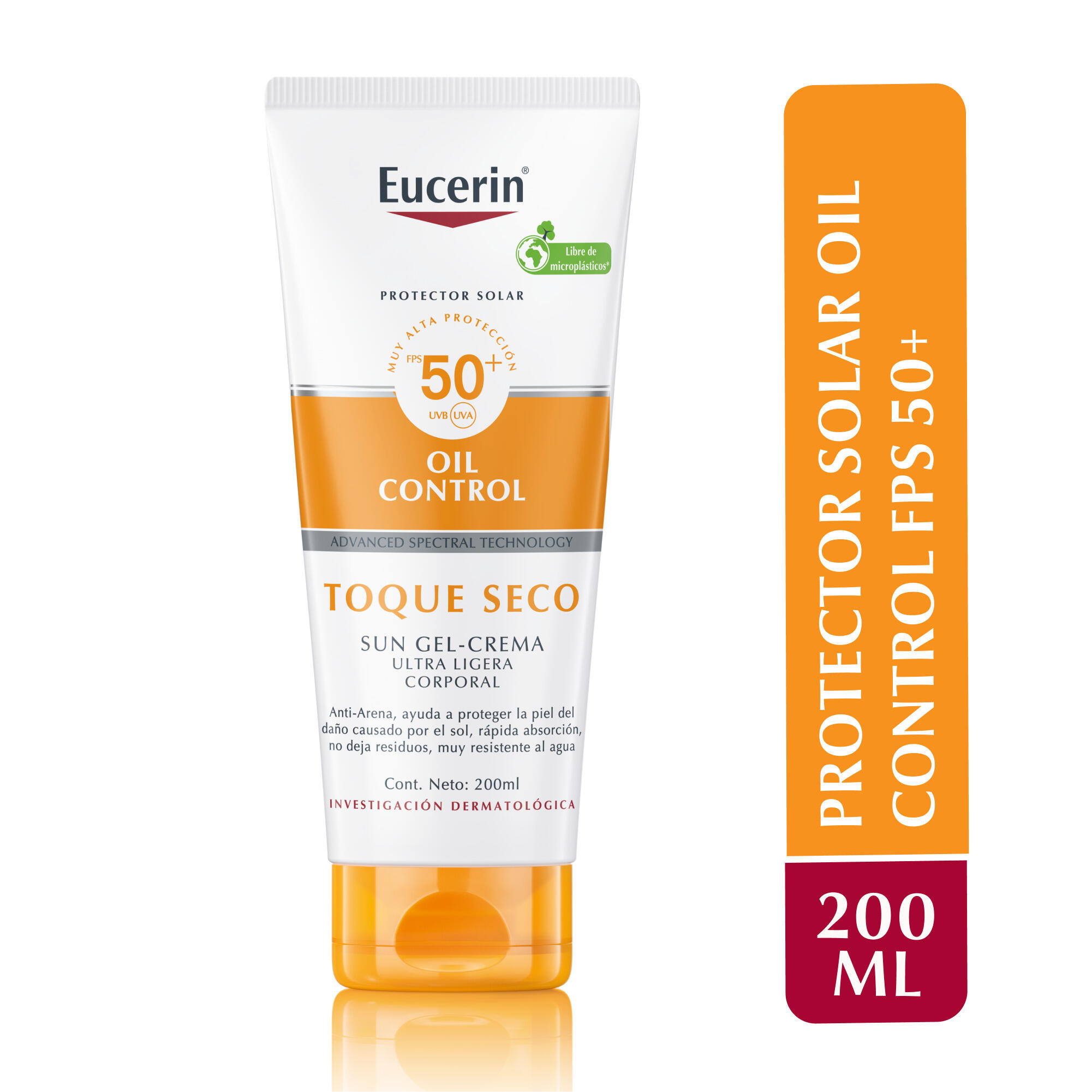 Protector Solar Eucerin Corporal Sun Toque Seco Oil Control Fps 50+ X ...