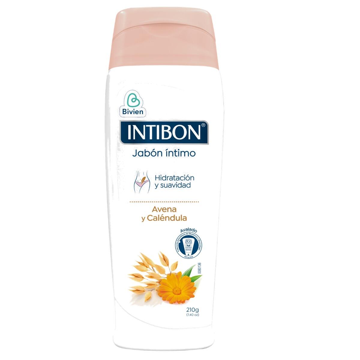 *JABON INTIMO INTIBON AVENA Y CALENDULA FRASCO X 210 GR