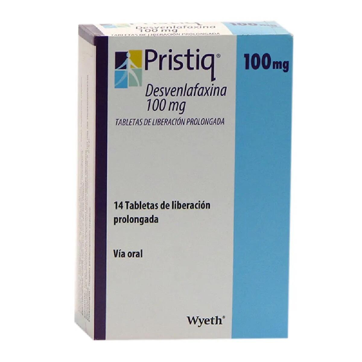 Pristiq Desvenlafaxina 100 Mg X 14 Tabl