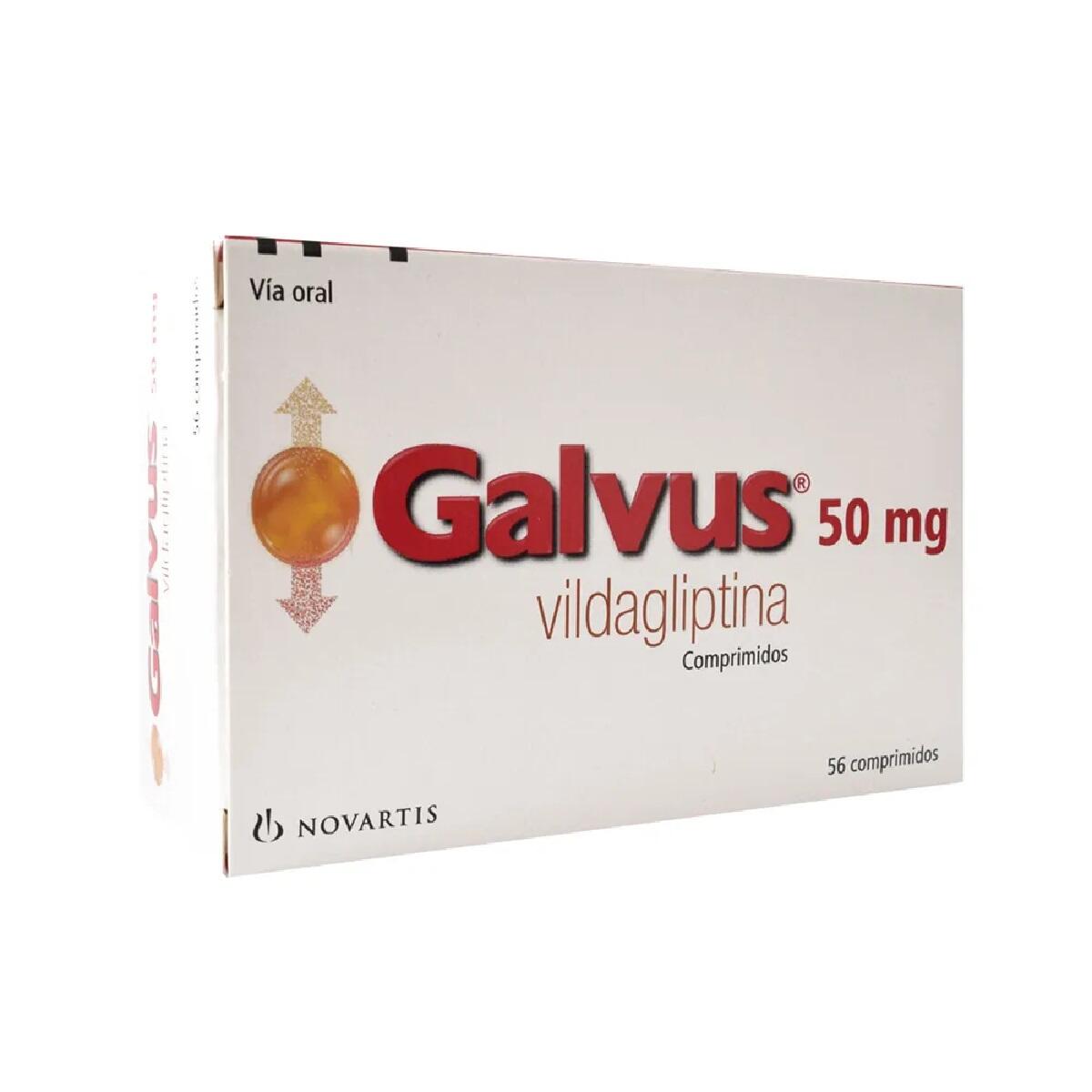 GALVUS 50 MG CAJA X 56 TABL