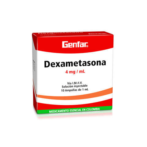 DEXAMETASONA 4 MG CAJA X 10 AMP