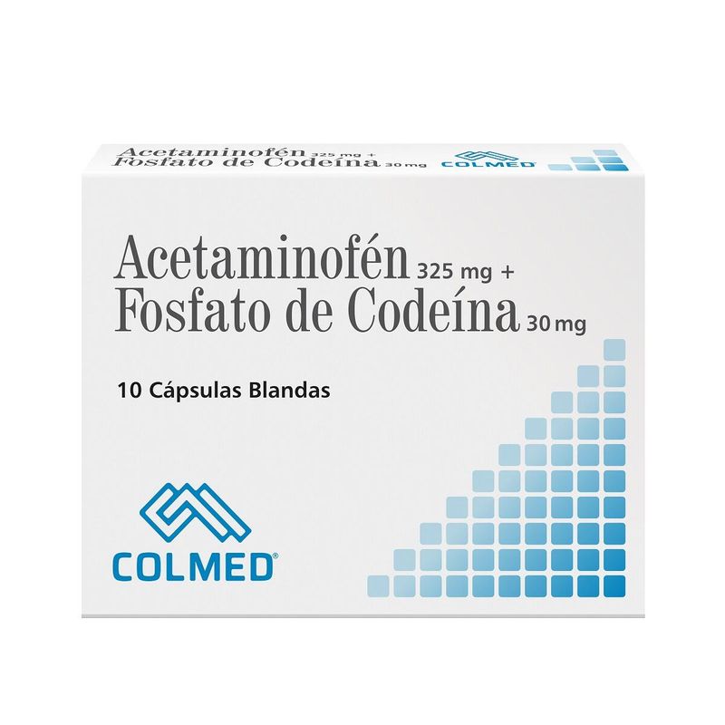 Acetaminofen + Codeina 325/30 Mg Caja X 10 Cap