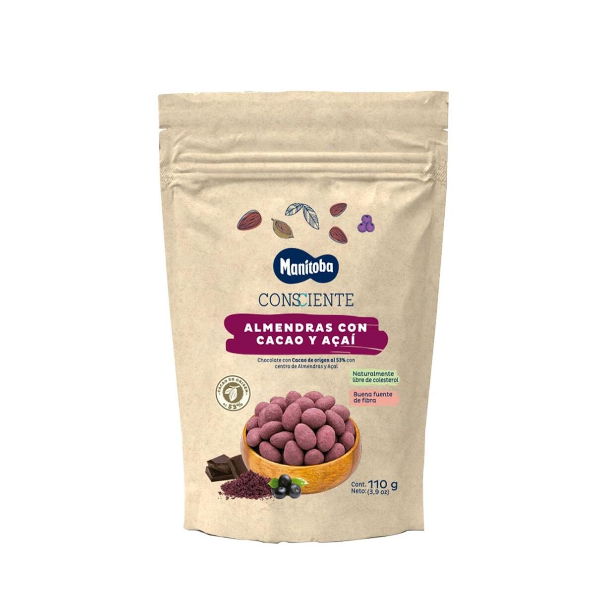 Manitoba Consciente Almendras Con Cacao Y Acai X 110 Gr ...