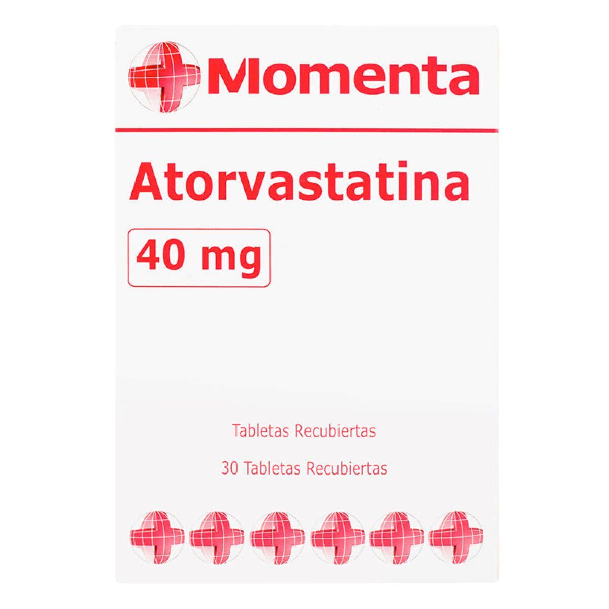 ATORVASTATINA 40 MG CAJA X 30 TAB