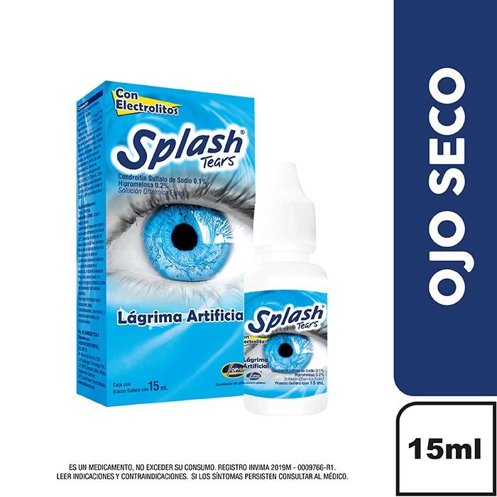 SPLASH TEARS SOLUCION OFTAL FRASCO X 15 ML - Salud, Medicamentos ...