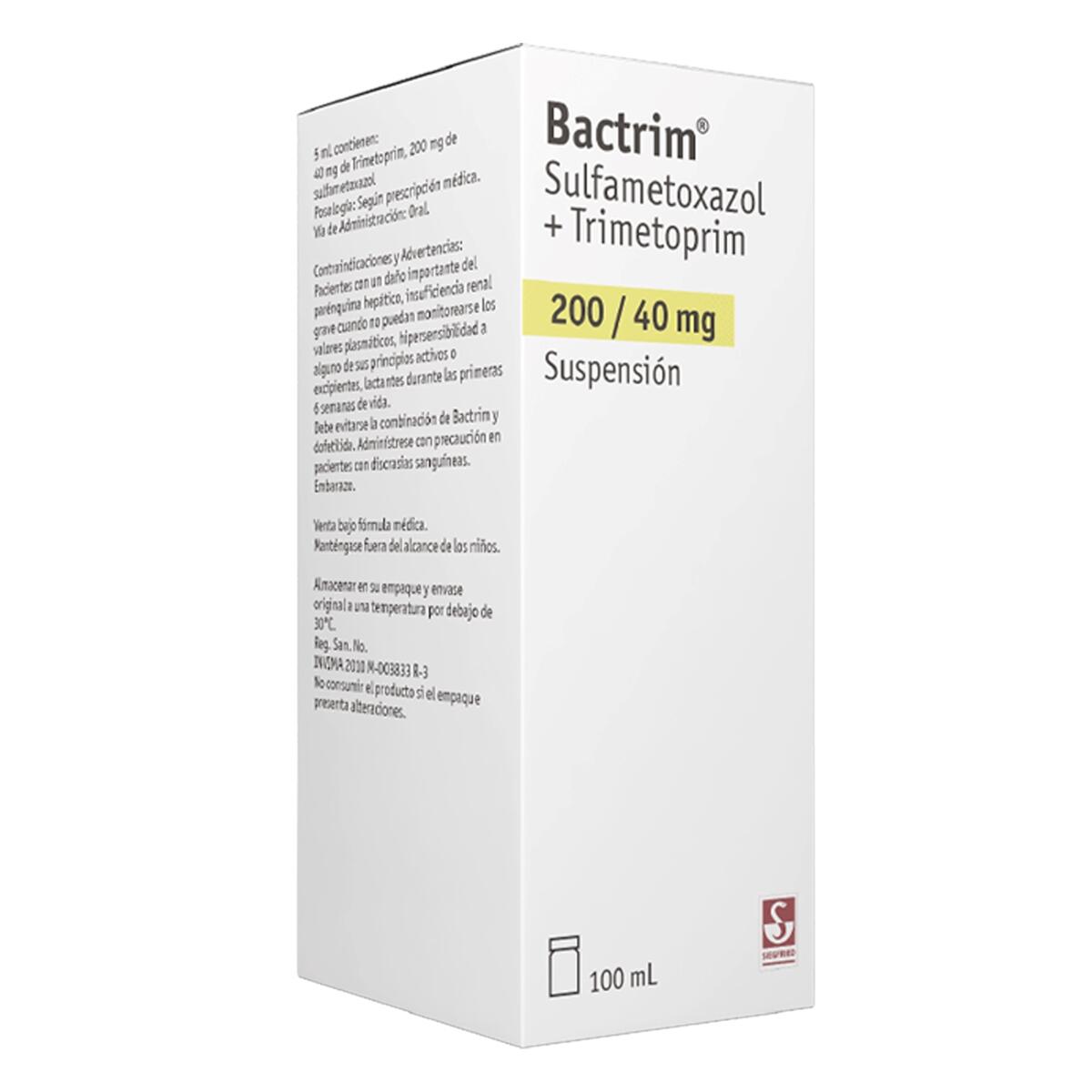 BACTRIM SUSPENSION FRASCO X 100 ML - Salud, Medicamentos, Higiene y ...