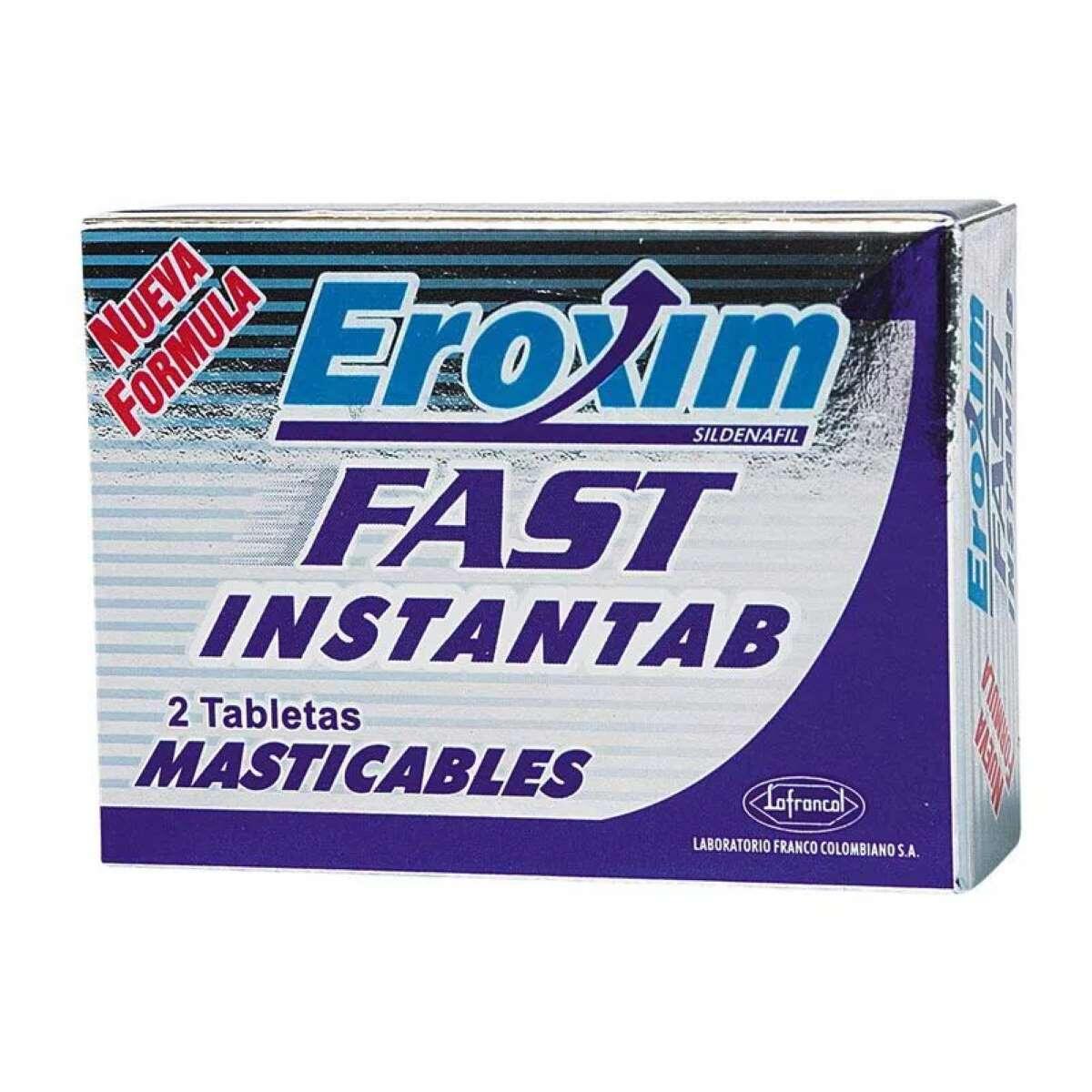 EROXIM FAST 50 MG CAJA X 2 TABL