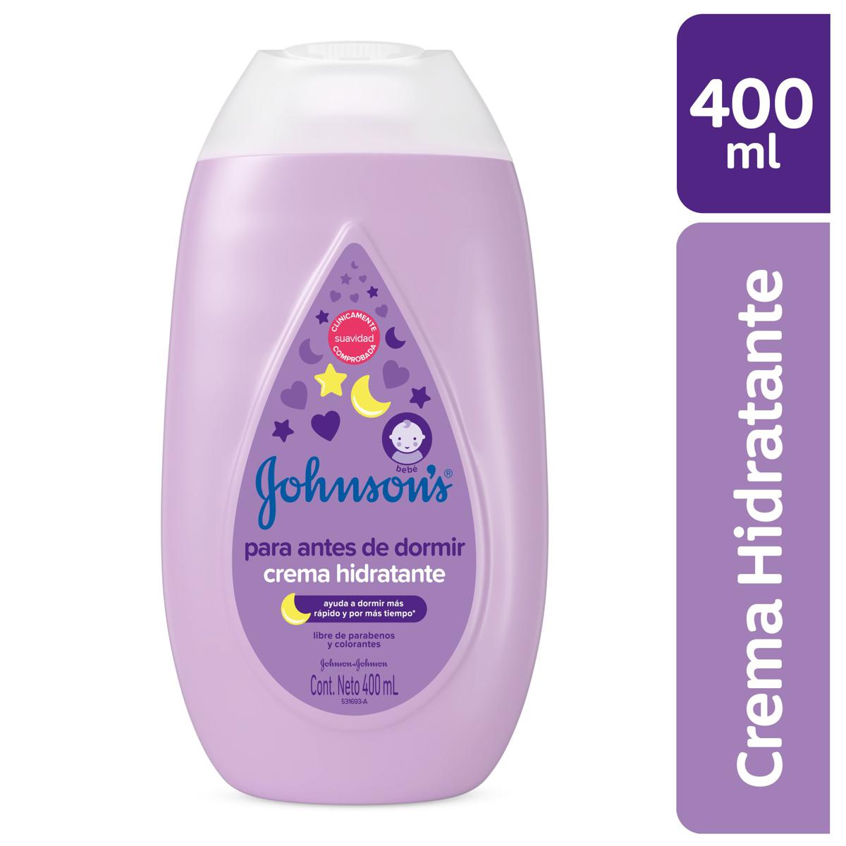 CREMA J&J LIQUIDA ANTES DE DORMIR FRASCO X 400 ML
