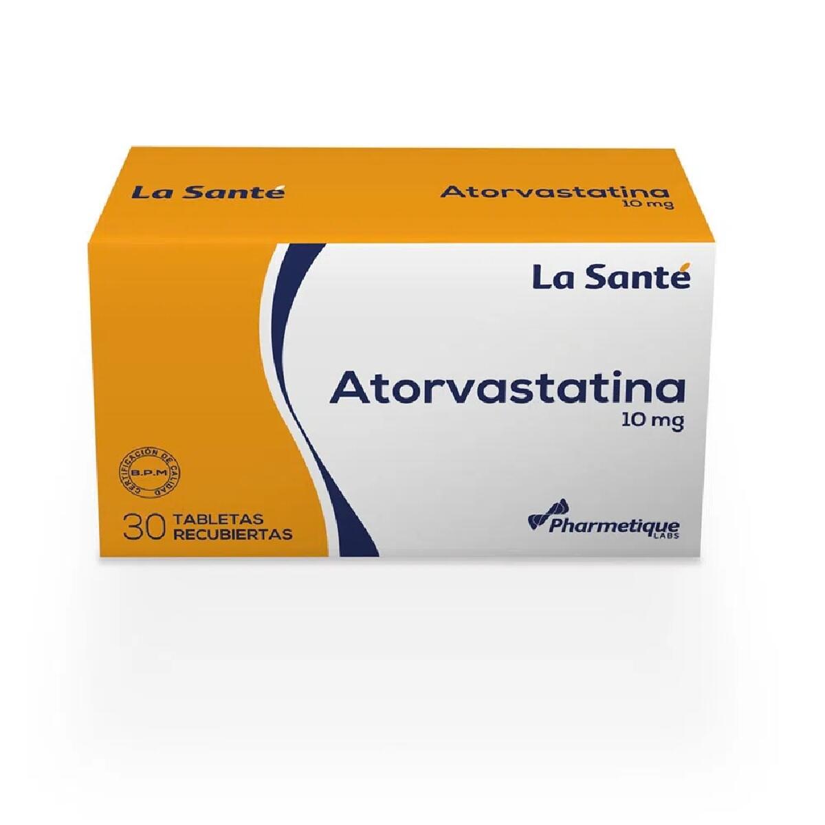 Atorvastatina 10 Mg X 30 Tabl