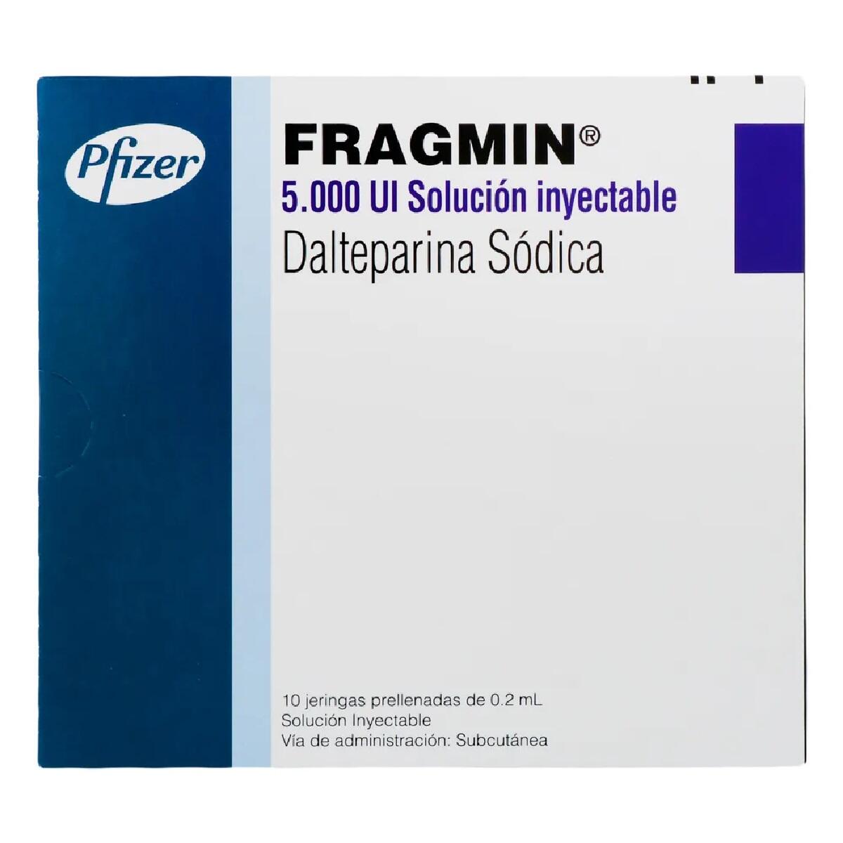 FRAGMIN 5000 MG CAJA X 10 AMP