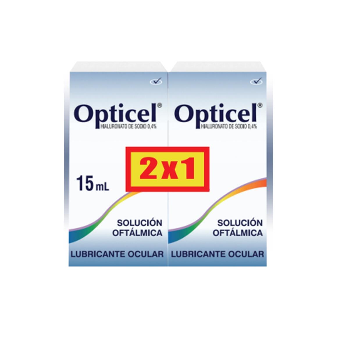 Opticel Solucion Oftalmico 0.4% X 15 Ml Oferta 2x1
