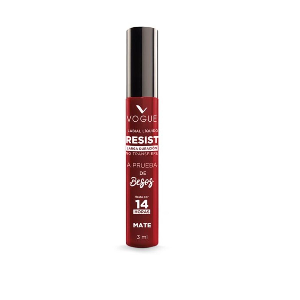 Labial Vogue Resist Poderosa Liquido X 3 Ml
