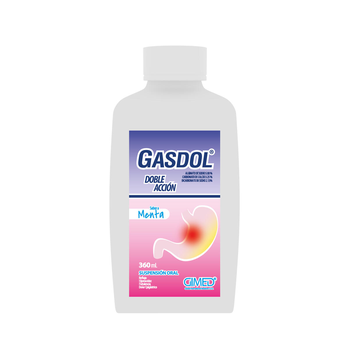 Gasdol Suspension Menta X 360 Ml