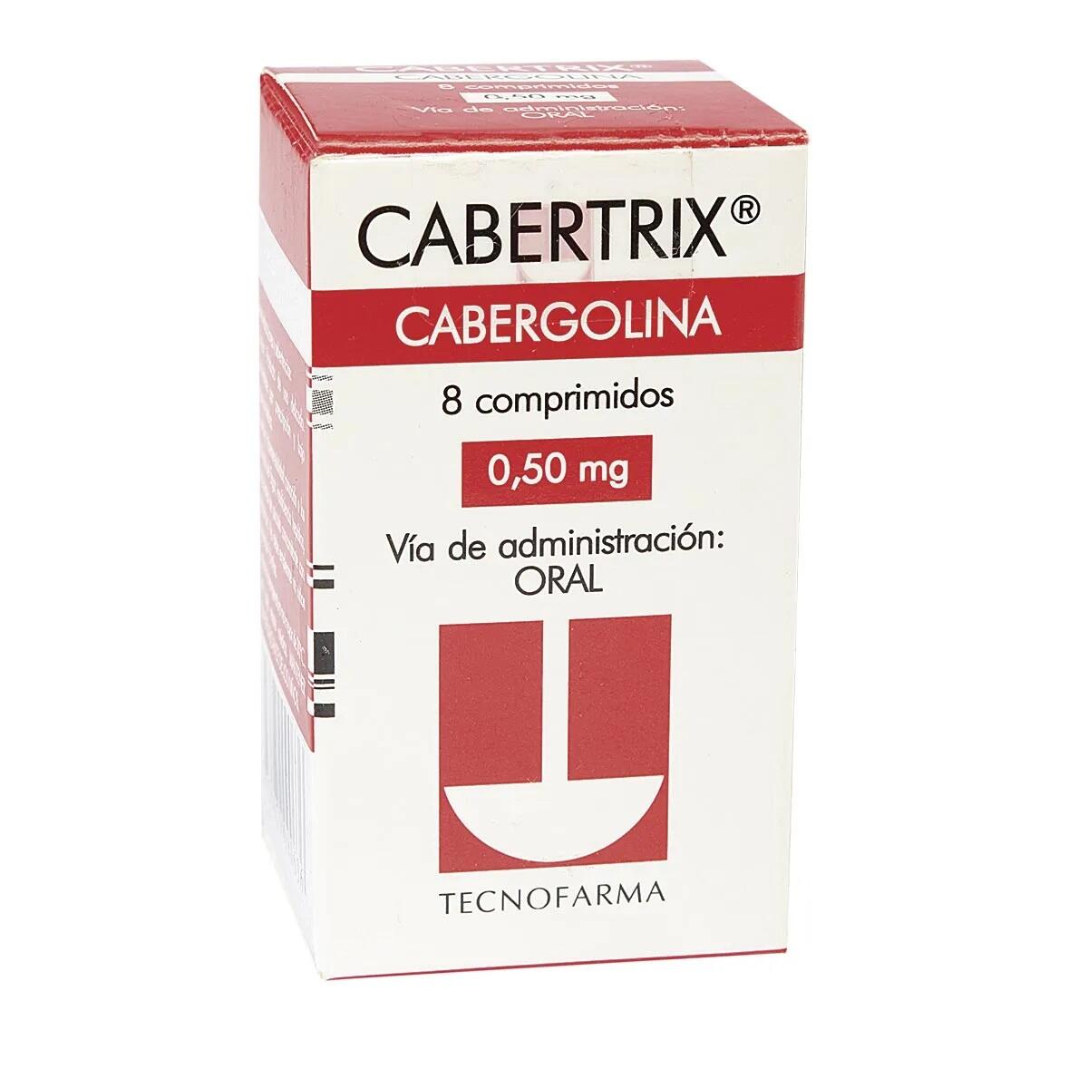 CABERTRIX 0.5 MG CAJA X 8 COMP