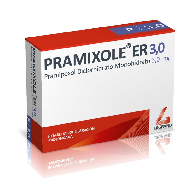 Pramixole Er Pramipexol 3.0 Mg X 30 Tab