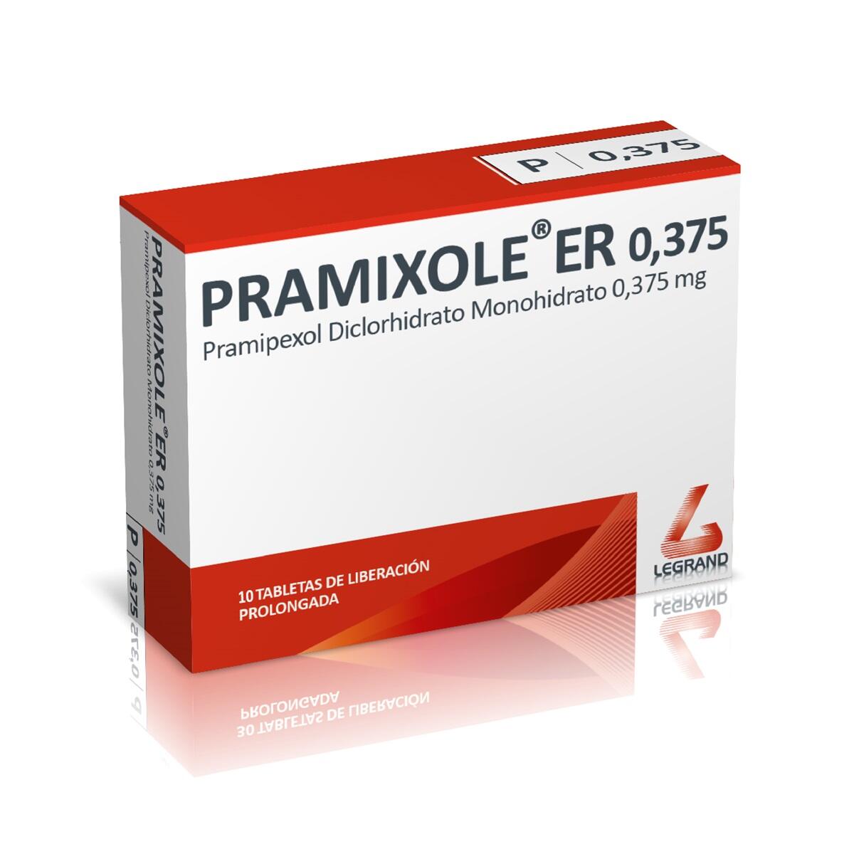 Pramixole Er Pramipexol 0375 Mg X 10 Tab