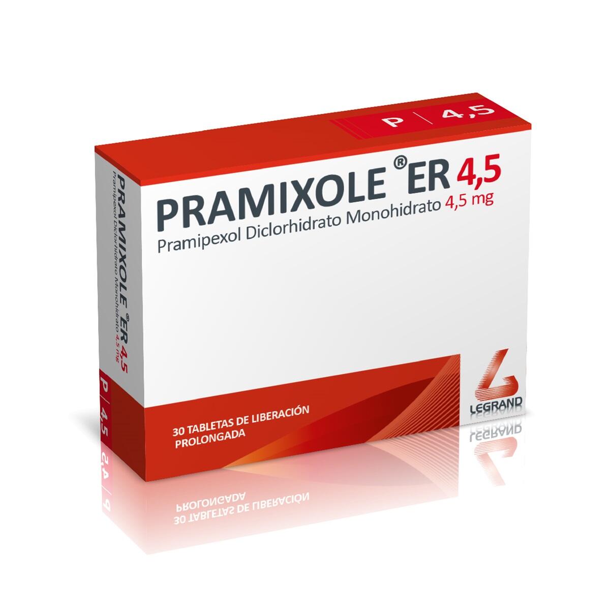 Pramixole Er Pramipexol 4.5 Mg X 30 Tab
