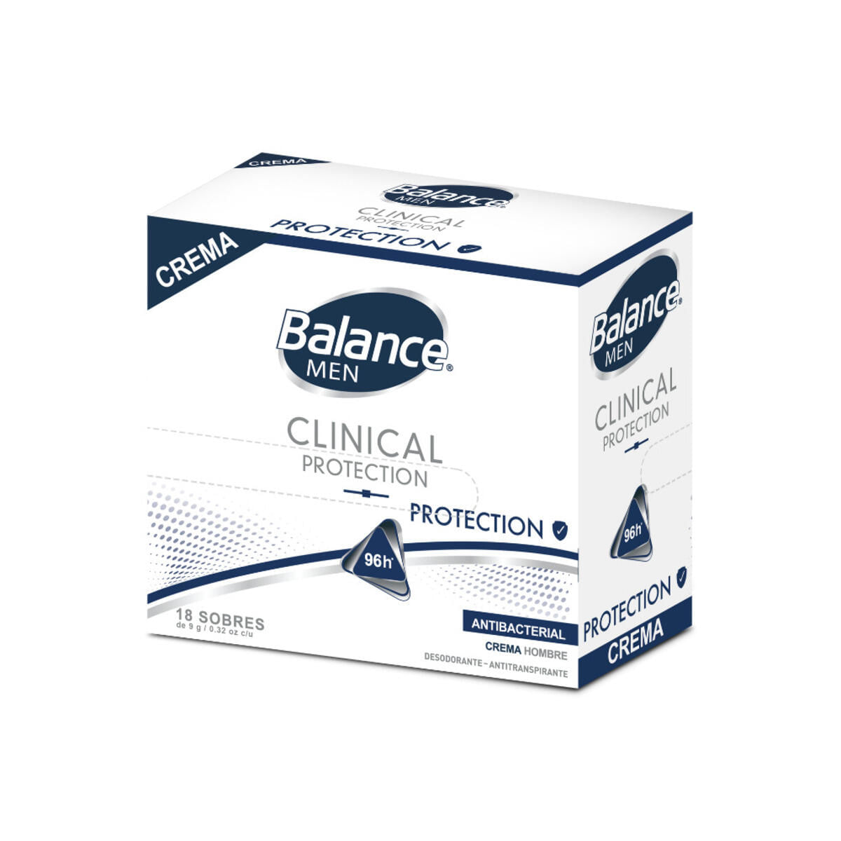 Desodorante Balance Crema Men Clinical X 18 Sobres