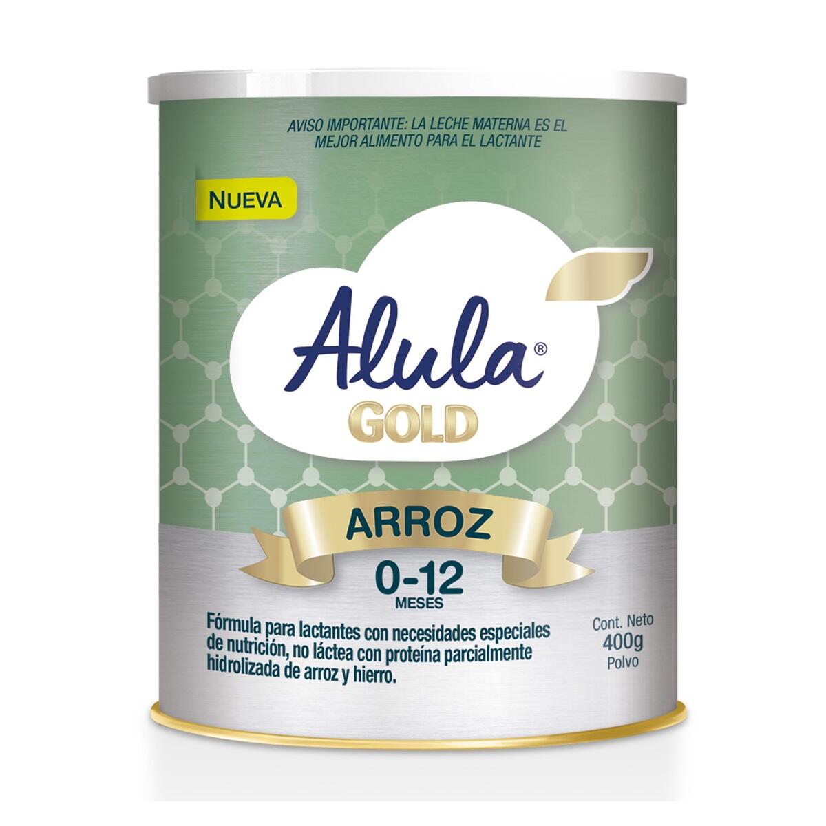 Formula Infantil Alula Gold Arroz 0-12 Meses X 400 Gr