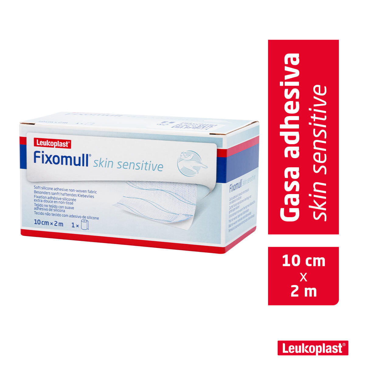 Fixomull Skin Sensitive 10 Cm X 2 Mt X 1 Rollo
